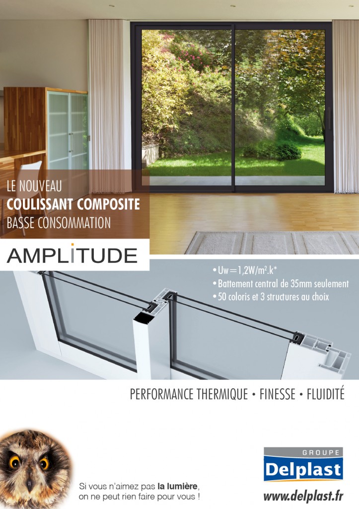 NOUVEAU PRODUIT 2015 : coulissant composite basse consommation | Delplast
